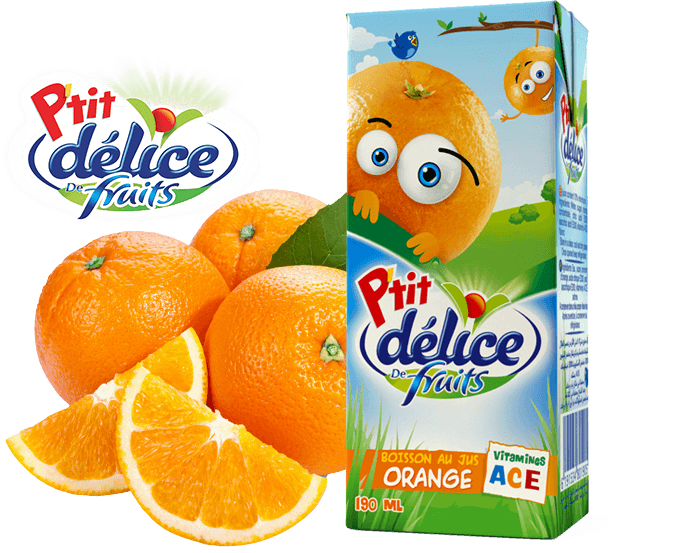 P’tit délice orange 190ml – Delice Holding
